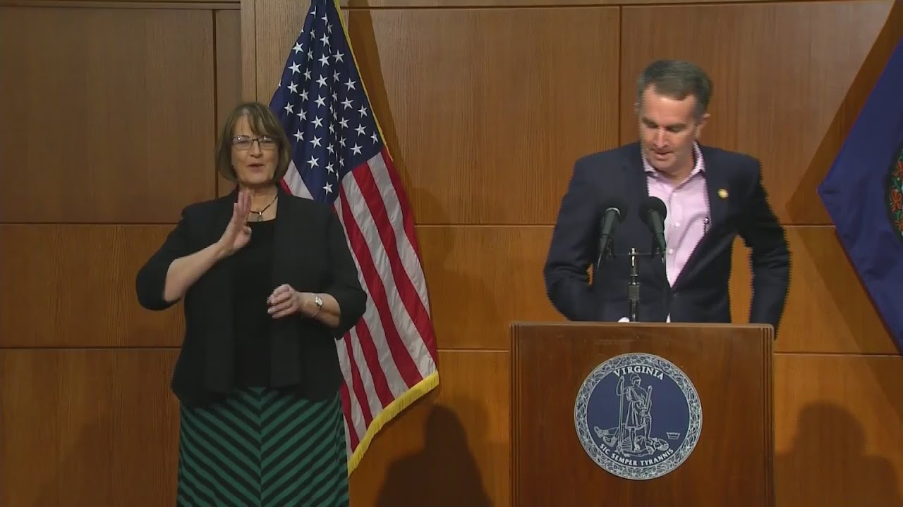 Gov. Northam discusses Virginia unemployment benefits during Friday ...